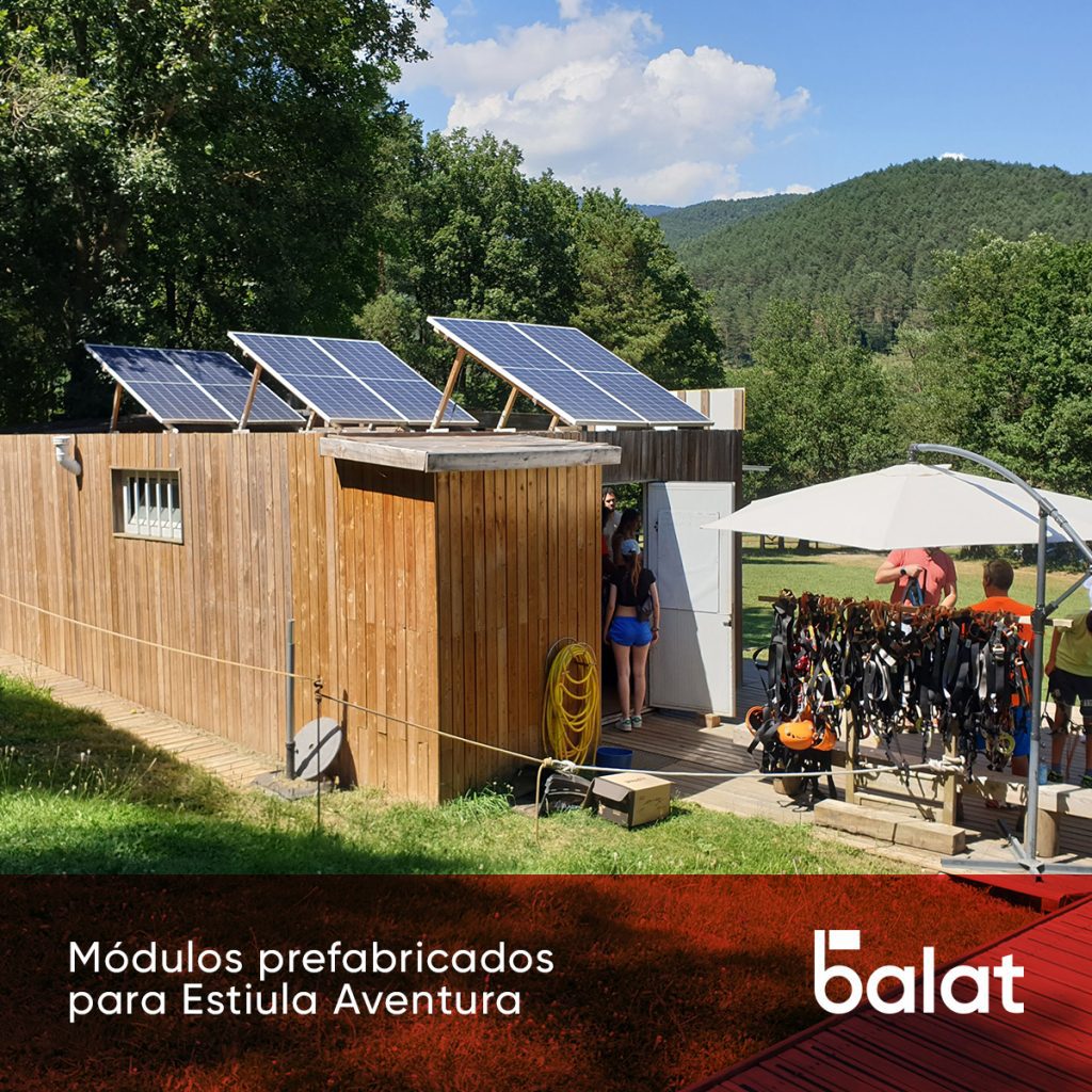 Módulos prefabricados para Estiula Aventura - Balat